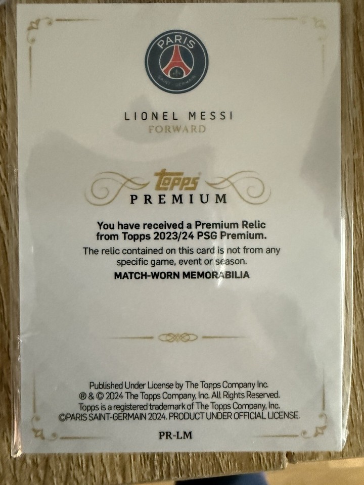 Topps Psg Black & white Edition Premium 2023/2024- Messi patch /49 | eBay