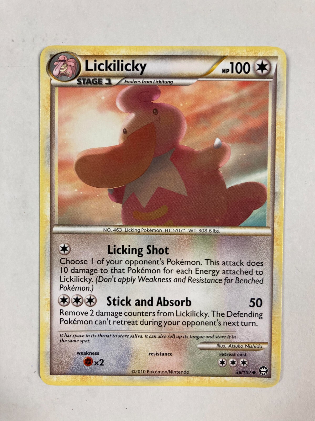 Pokémon TCG Lickilicky 38/102 Triumphant card | eBay