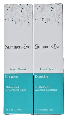 SET OF 2 New Summer's Eve Douche Fresh Scent 4.5 fl oz (133 ml) | eBay