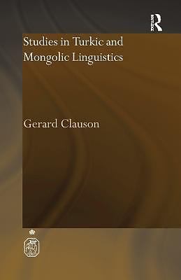 Royal Asiatic Society Bks.: Studies in Turkic and Mongolic Linguistics ...