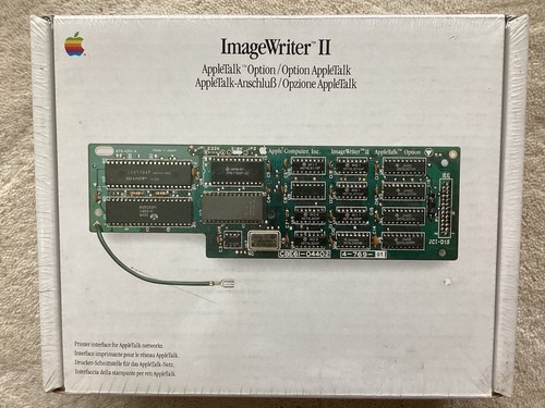 Apple ImageWriter II AppleTalk Option A9B0311, New Old Stock in Sealed ...