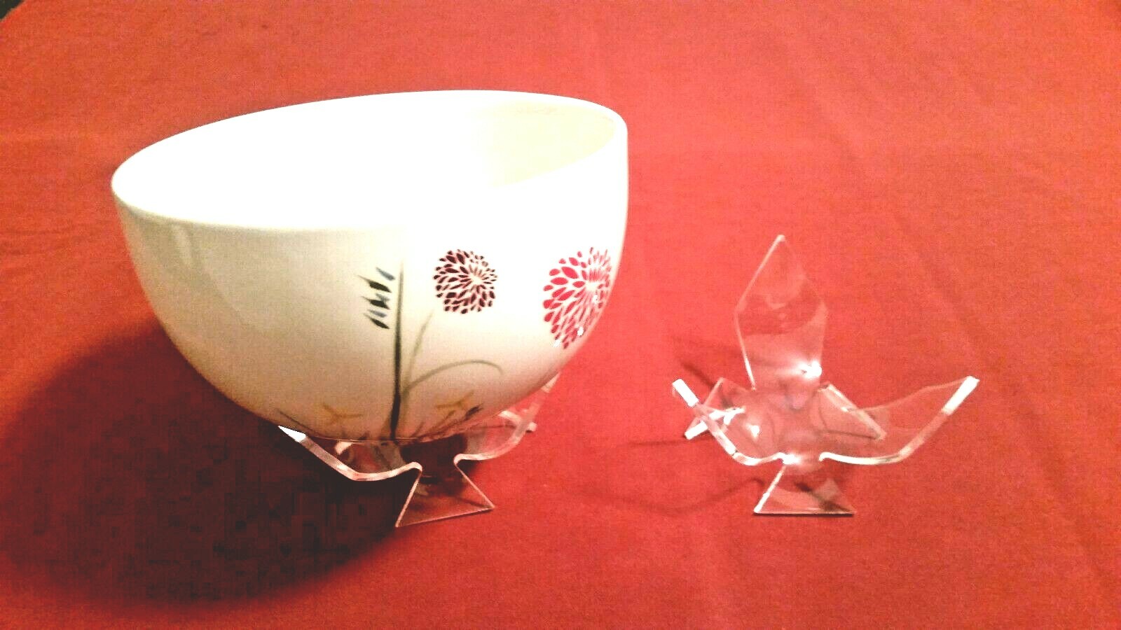 *#Reversible 2.5" Tulip 3 Prong Display Stand Eggs Balls Spheres ...