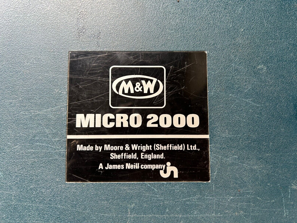 Moore & Wright M&W Micro 2000 Micrometer 0-25mm Metric Electronic ...