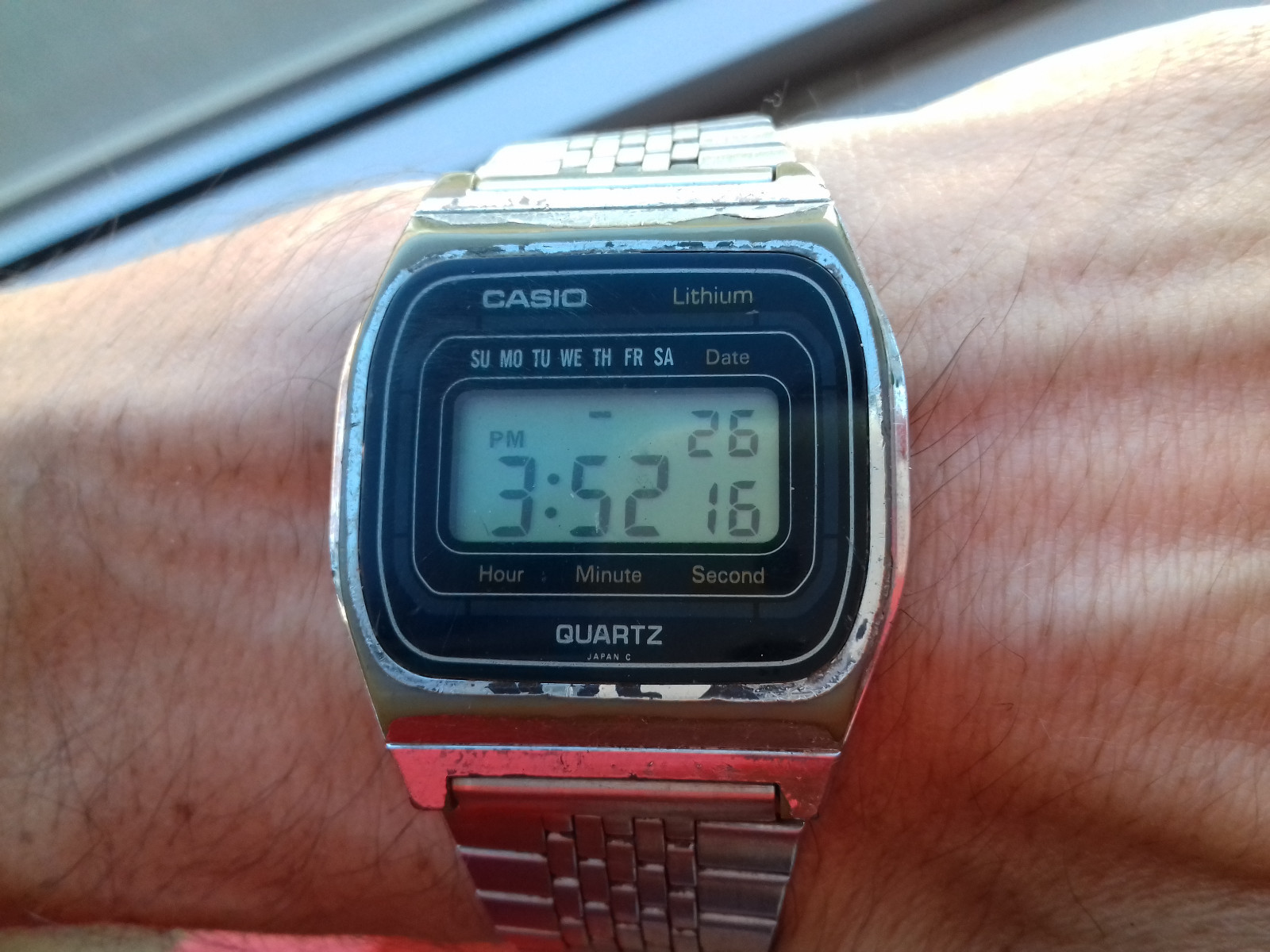 Vintage Casio B819/2 Module 155 Digital Watch MONTRE UHR MADE IN JAPAN ...