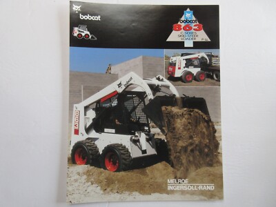 Bobcat 863 Skid Steer Loader Brochure 2 Page | eBay