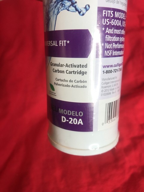 12 PK Culligan Under Sink Drinking Water Filter Cartridge D20a for sale ...