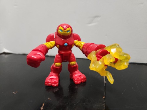 Fisher-Price Imaginext Marvel PowerUp Hulkbuster Superhero Squad Iron ...