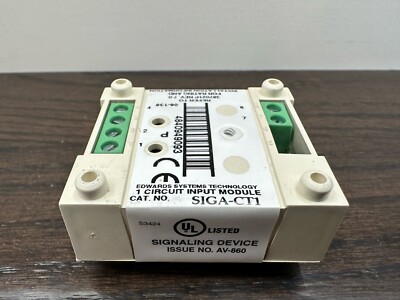 EDWARDS EST SIGA-CT1 MODULE SINGLE INPUT FREE SHIPPING !!! | eBay