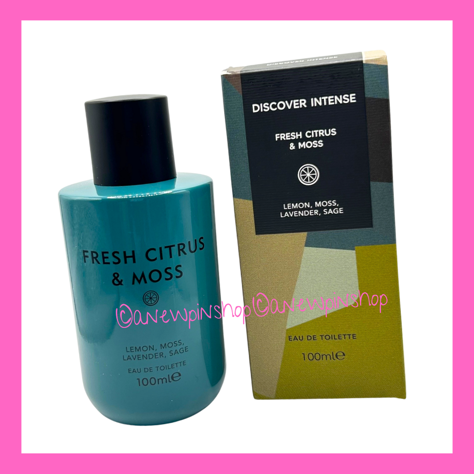 M&S Discover Intense Fresh Citrus & Moss EDT 100ml NEW Marks Spencer ...