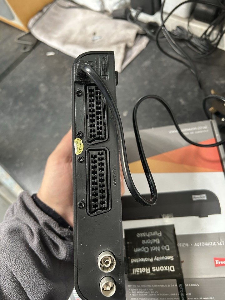 Goodmans GDB02TFV2 Freeview Digital Set Top Box Twin Scart New | eBay UK