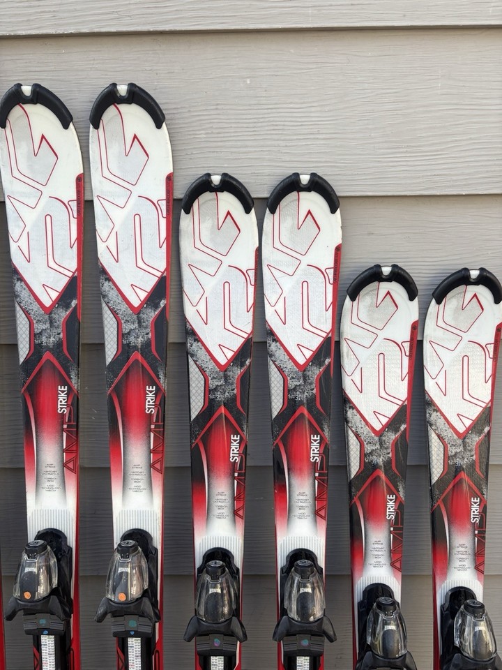 K2 AMP STRIKE Ski's w/ Fastrak 10 Bindings - GREAT CONDITION - TUNED ...