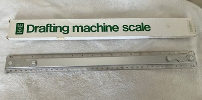 Vintage K & E Drafting Machine Scale 60 0628 Style 23 Orig Box 18” | eBay
