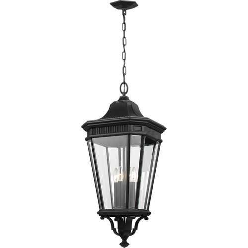 41ELIZABETH 47477-BCB Quade 13.63 inch Black Outdoor Hanging Lantern ...