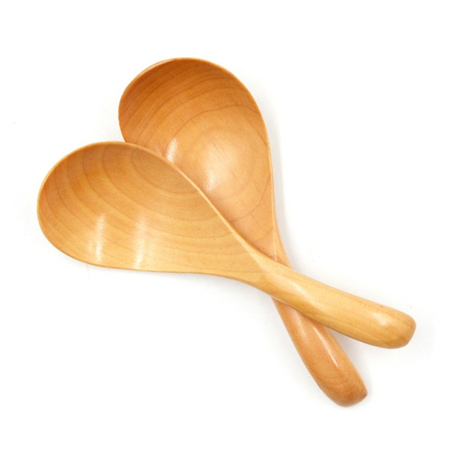 2 Pcs Lotus Wood Rice Spoon Rice Cooker Home Kitchen Stirring Spoon ...