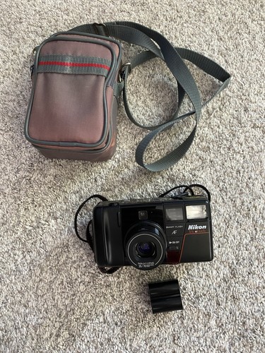 Nikon Tele Touch Smart Flash AF Point & Shoot 35mm Film Camera 35-70mm ...