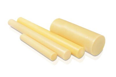 Cast Nylon 6 Plastic Rod Bar You Pick The Length & Diameter Yellow ...