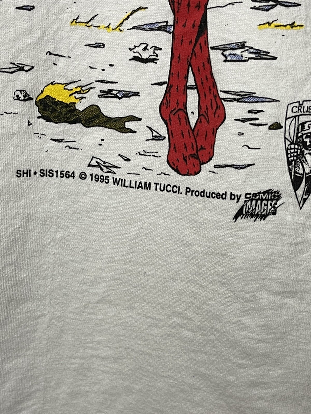 Vintage SHI 1995 William Tucci Rare Comic Book T-Shir… - Gem