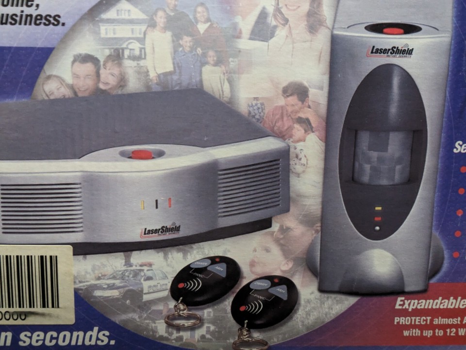 LaserShield Security System Plug N Go Keychains Pet Shield Decals Guide ...