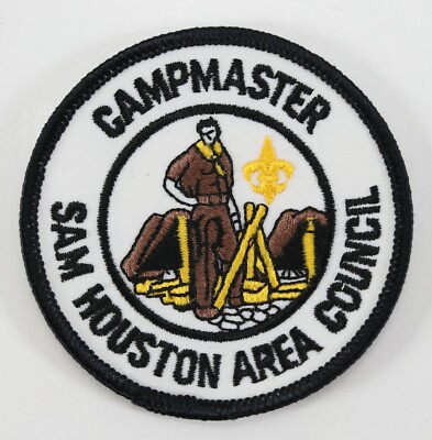 Vintage Sam Houston Area Council Campmaster Insignia Boy Scouts BSA ...