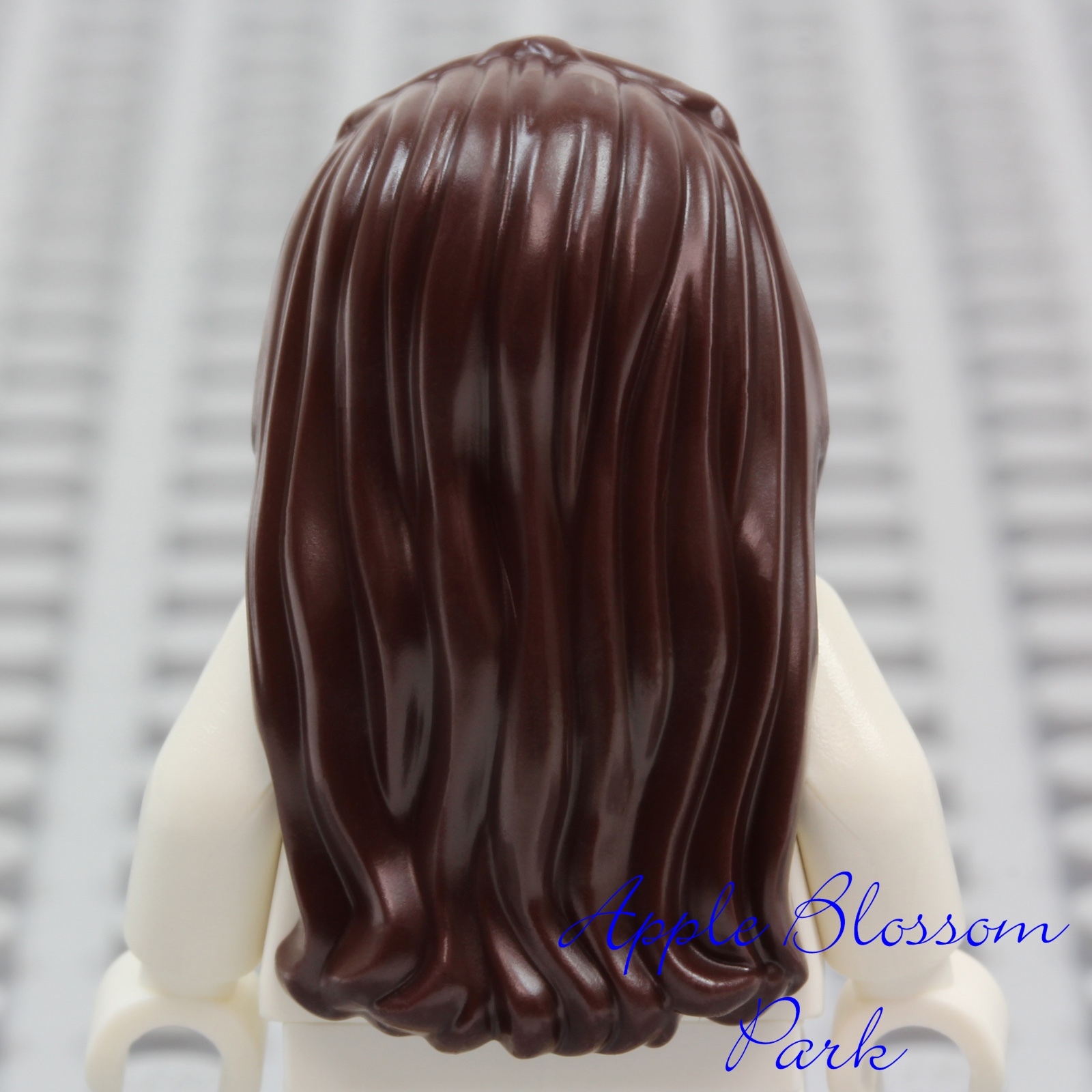 NEW Lego Girl Minifig Long Dark BROWN HAIR Braided Princess Female Elf ...