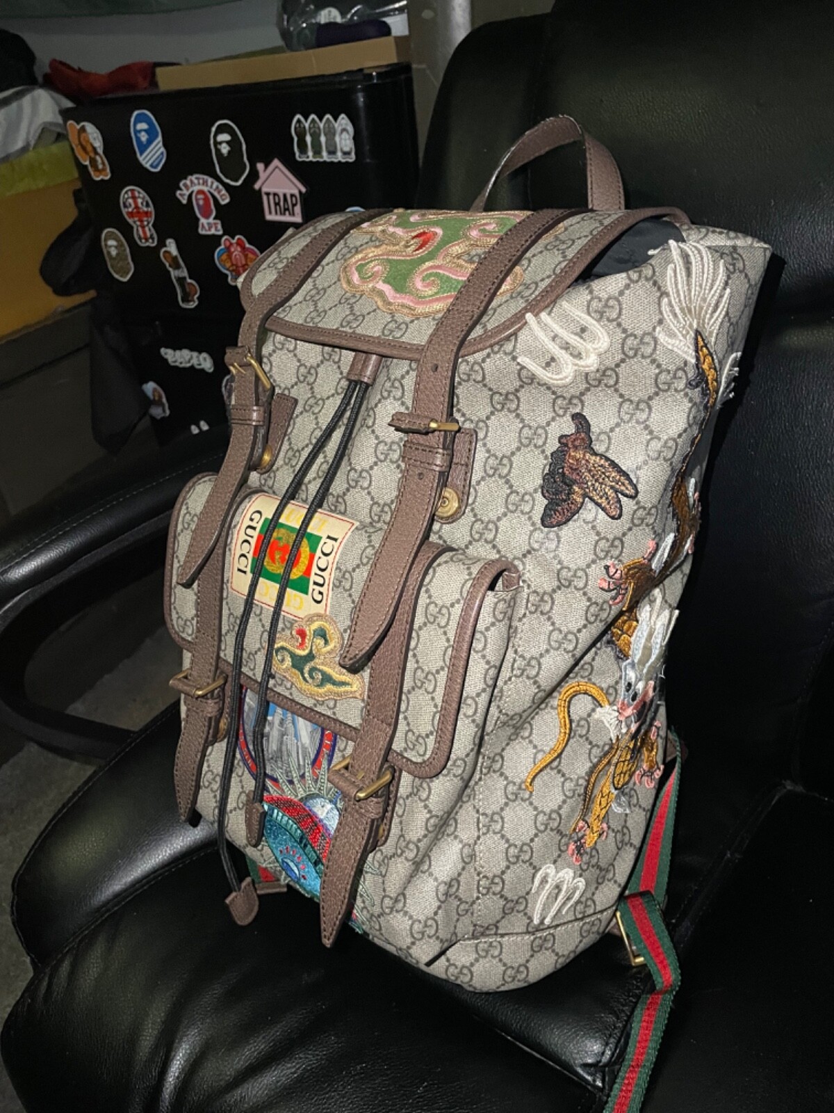gucci gg supreme backpack - Gem