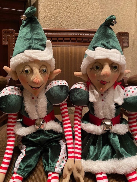 Joe Spencer - Gathered Traditions Elran & Elsie Elf Couple New for 2025 ...