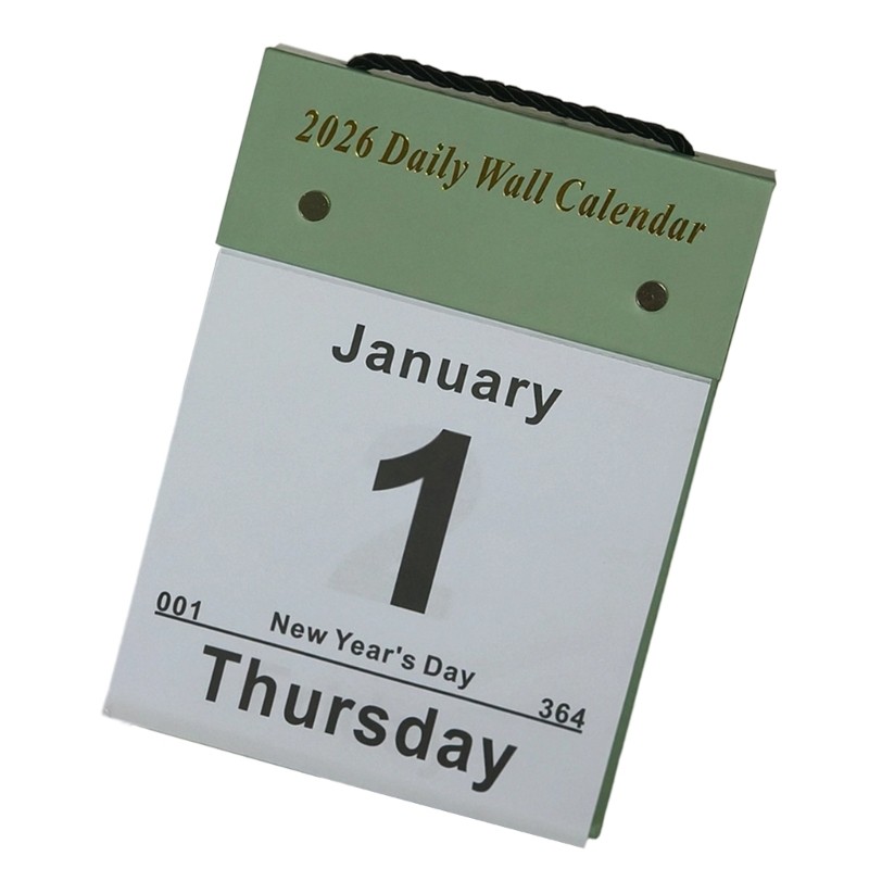 Modern 2026 Tear Off Calendar Premium Recycled Paper For Office ...