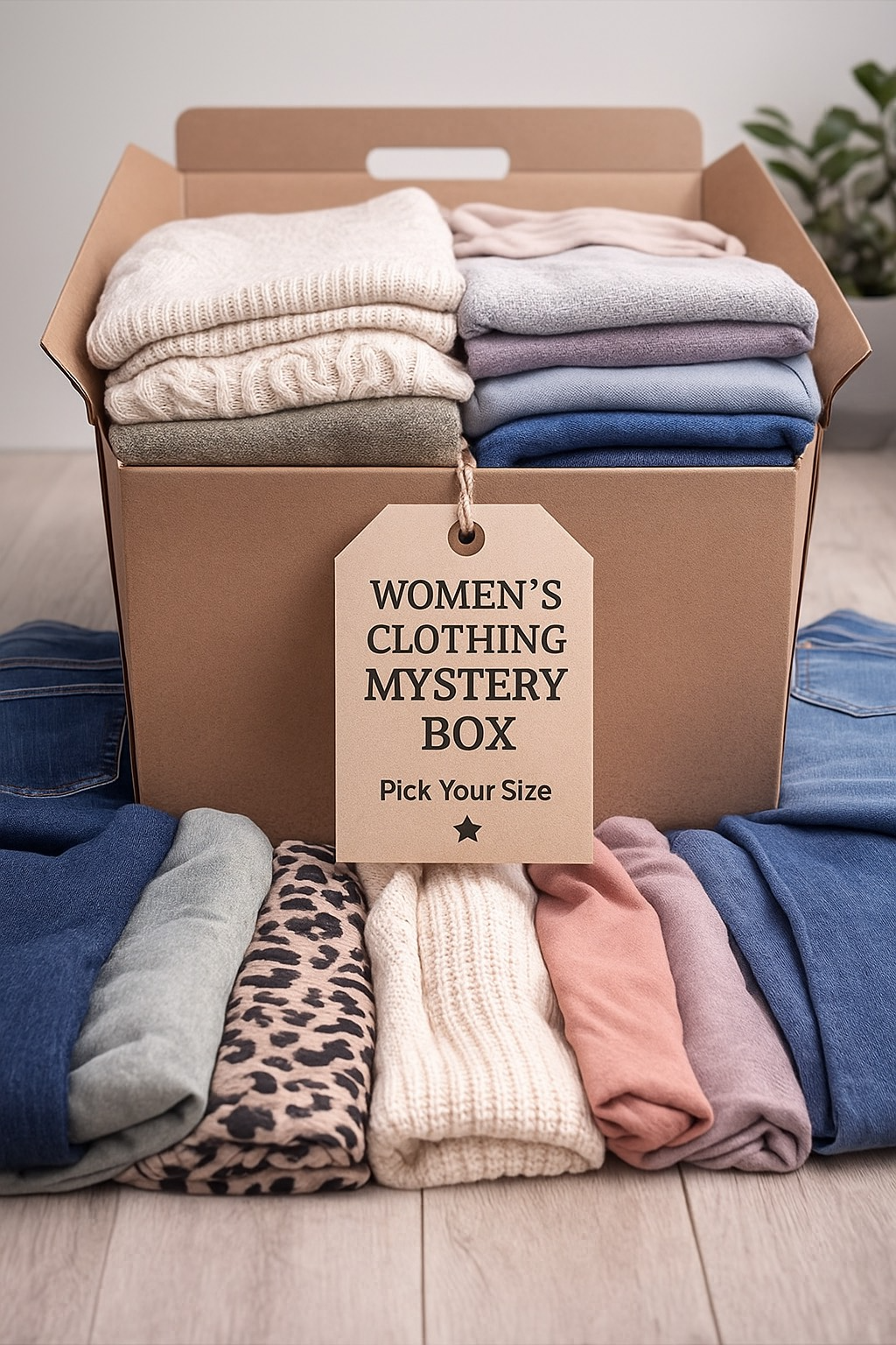 Women’s Mystery Clothing Box, Mall Brands 15 Pc Lot – Medium | eBay