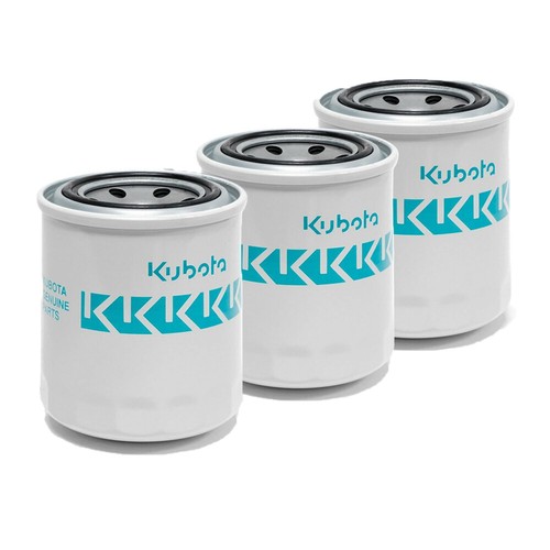 3PK KUBOTA GENUINE OEM OIL FILTER PART # HH160-32093 Fits B,F, KX, RTV ...