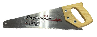 Nicholson 15" Professional Hand Saw 8 Point NS1504 | eBay