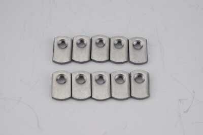 Pack of 10 Steel Offset-Barrel Narrow Base Weld Nut 1/4"-20 Thread ...