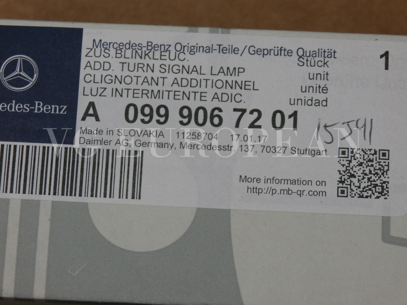 Mercedes Benz Genuine GLC-Class Right Door Mirror Turn Signal NEW ...