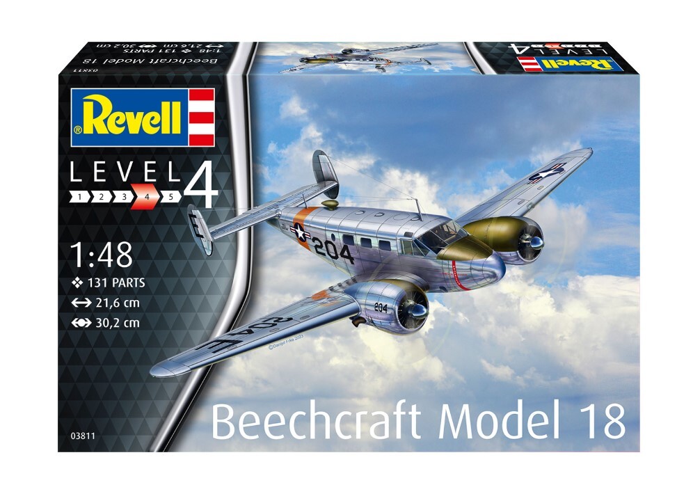 REVELL, Beechcraft Model 18 Model A Assemble And A to Paint, Scale ...