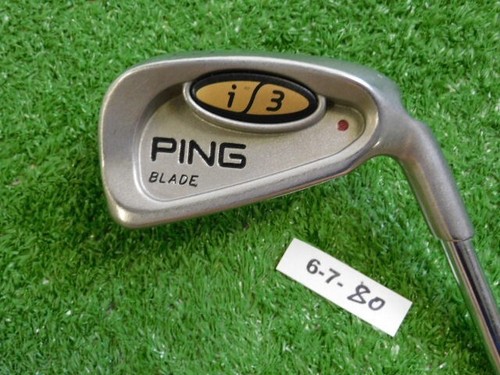 Ping i3 Blade 3 Iron Cushin JZ Stiff Steel Maroon Dot 5* Upright +.75 ...