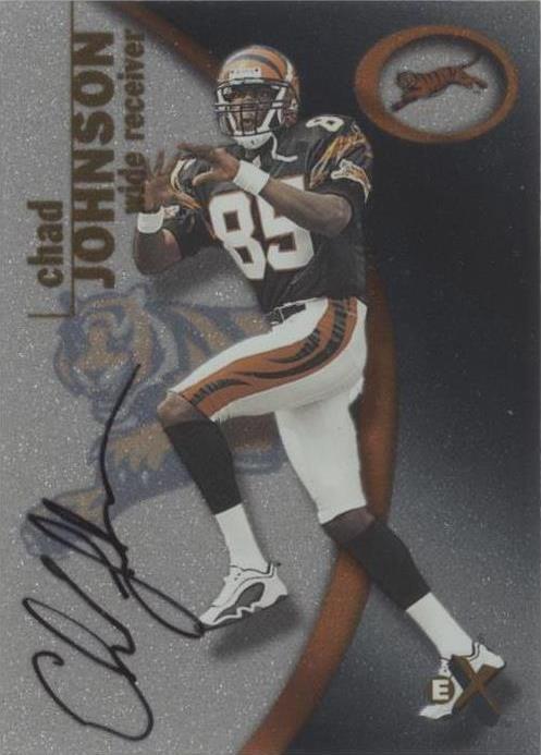 2001 Fleer E-X - Chad Johnson #111 Rookie Autographs /1250 (AU, RC) for ...