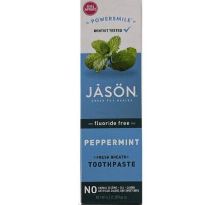 Jason Powersmile Peppermint Fluoride-Free Toothpaste 119g | eBay