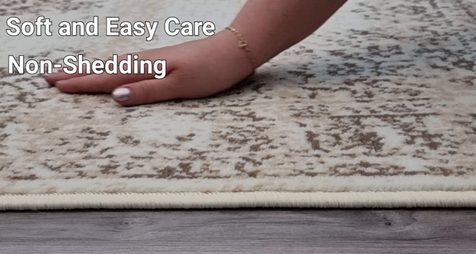 Cream Vintage Rug Beige Distressed Pattern X Large Small Soft Living ...