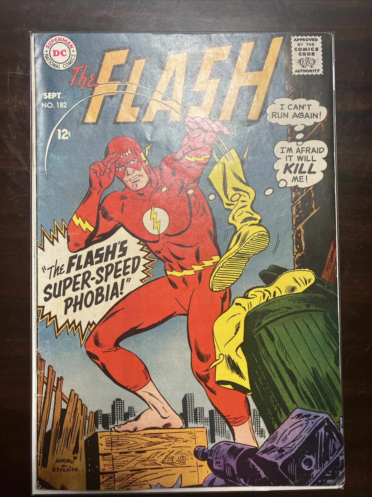 The Flash #182 Vol 1 (1968) *Flash Battles Abra Kadabra* | eBay