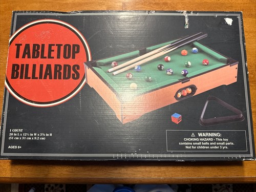 GLD Toys, Movies & More Tabletop Billiards Box Fair 490441508461| eBay