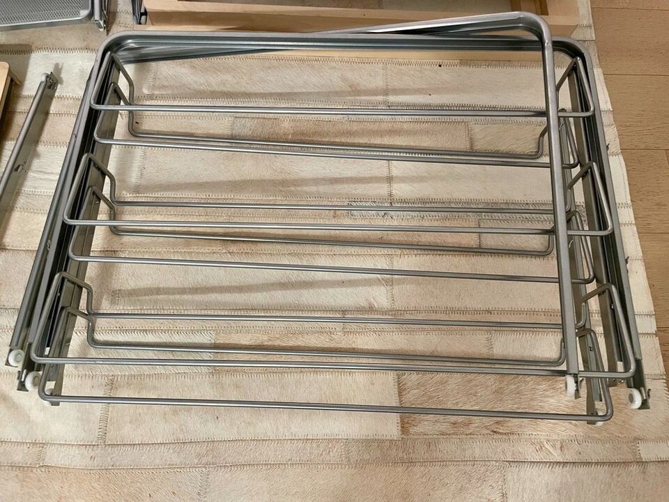 Pair Elfa Gliding Shoe Rack Shoe Shelf Platinum 24 inches | eBay