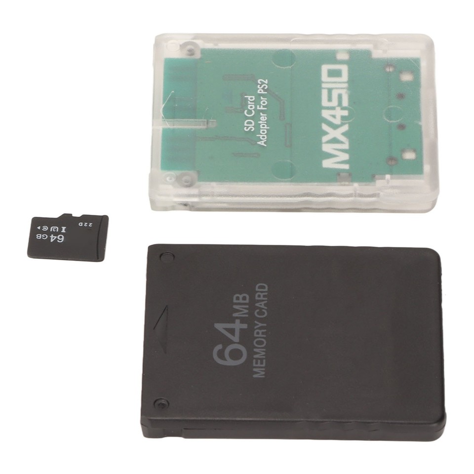 Stable Memory Card Reader Adapter with 64G Card for PS2 Consoles | eBay ...