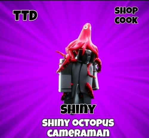 Shiny Octopus Cameraman - Toilet Tower Defense | TTD | CHEAPEST ...