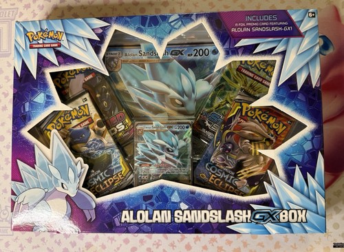 Pokemon TCG: Alolan Sandslash Gx Box Sealed (Unified Minds + Cosmic ...