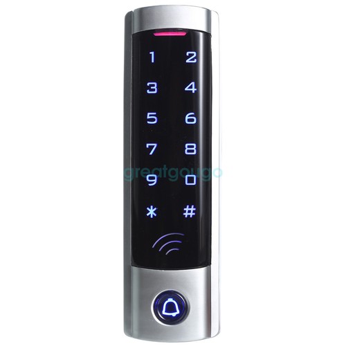 Wiegand 26 Access Control 12VDC Metal Touch Keypad IP68 Waterproof For ...