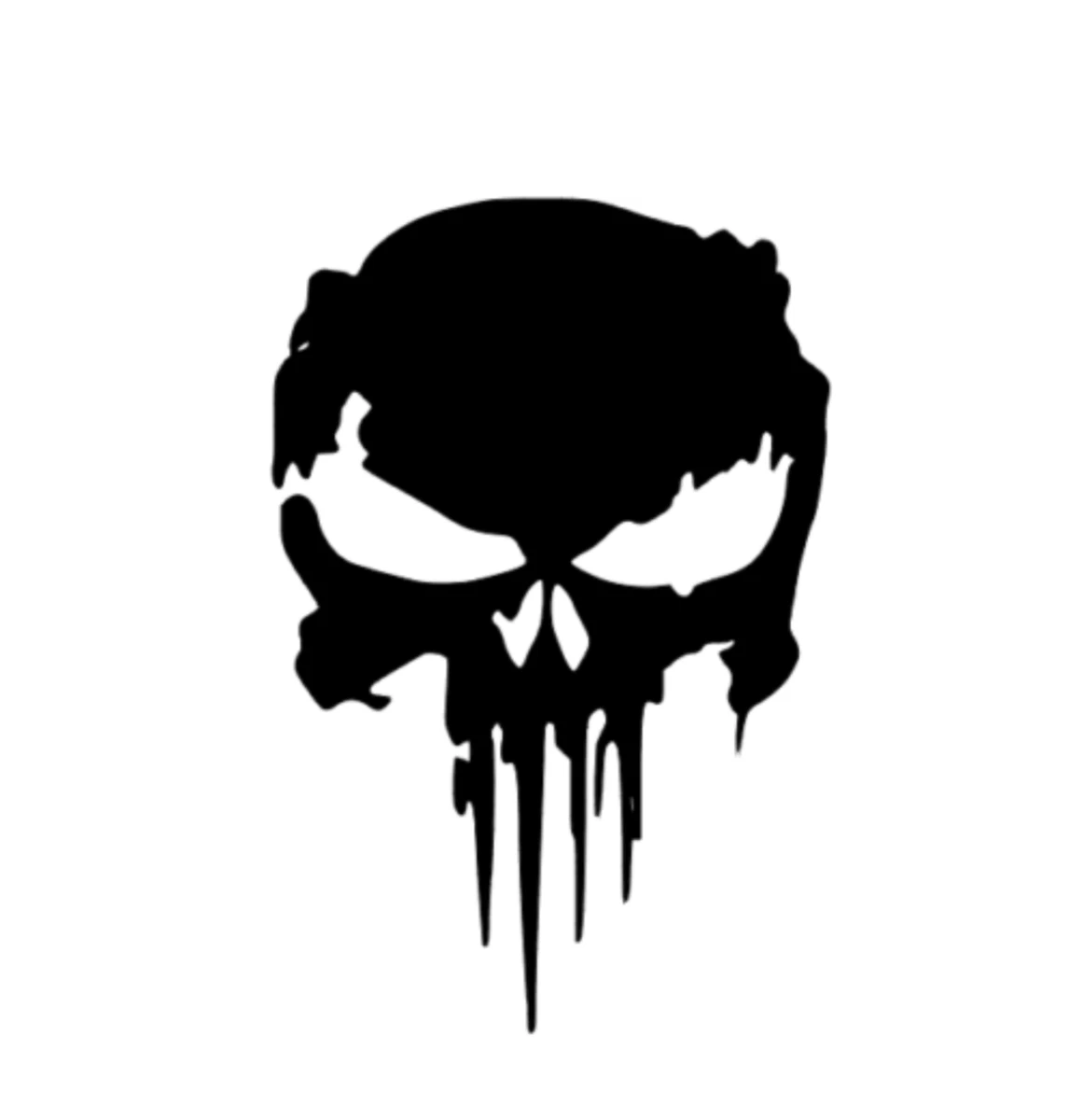 Punisher Skull Decal