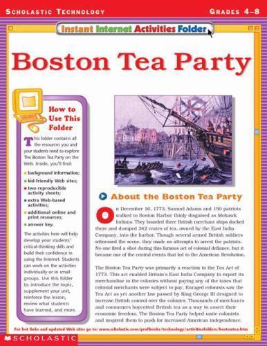 Boston Tea Party by Michelle Robinette (2001, Trade Paperback) for sale ...