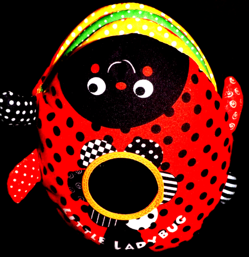 Little Ladybug, Cloth Book, NEW! Touch, Feel, Sounds,Learn, Peekaboo ...