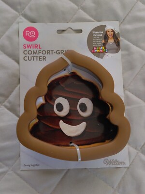 Poop Emoji Swirl Cookie Cutter Comfort Grip by Wilton Rosanna Pansino ...
