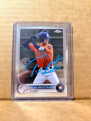 Tyler Whitaker 2022 Topps Pro Debut Chrome IP Auto PDC-88 | eBay