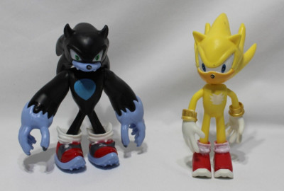 Sonic The Hedgehog Super Sonic & Beast Werehog 5" Fig Articulated | eBay